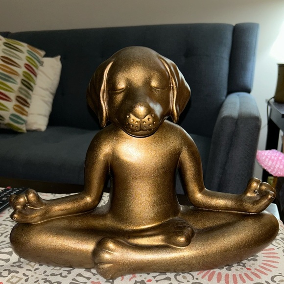 Pier 1 | Accents | Pier Dog Yoga Pose Buddha Dog Meditation Statue ...